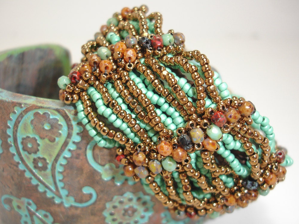 Gathered Together Redux Bracelet Tutorial - Pdf Instructions ONLY - Etsy