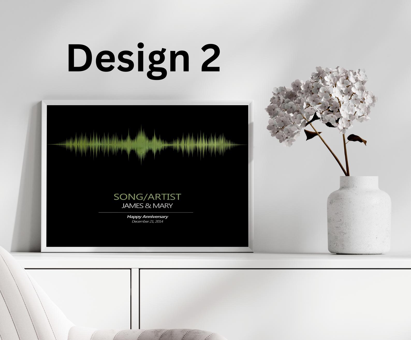 Custom Soundwave Art, Sound Wave Art, Personalized Soundwave Poster ...