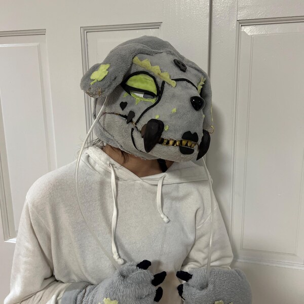 Dino Mask Furry - Etsy