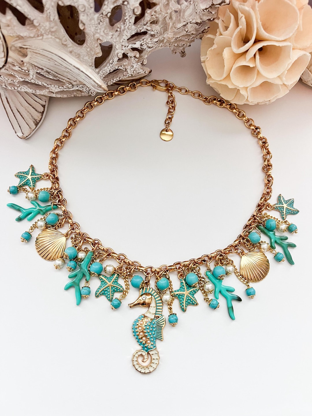 Cowrie Shell Necklace: Boho Beach Jewelry, Coastal Charm - Etsy