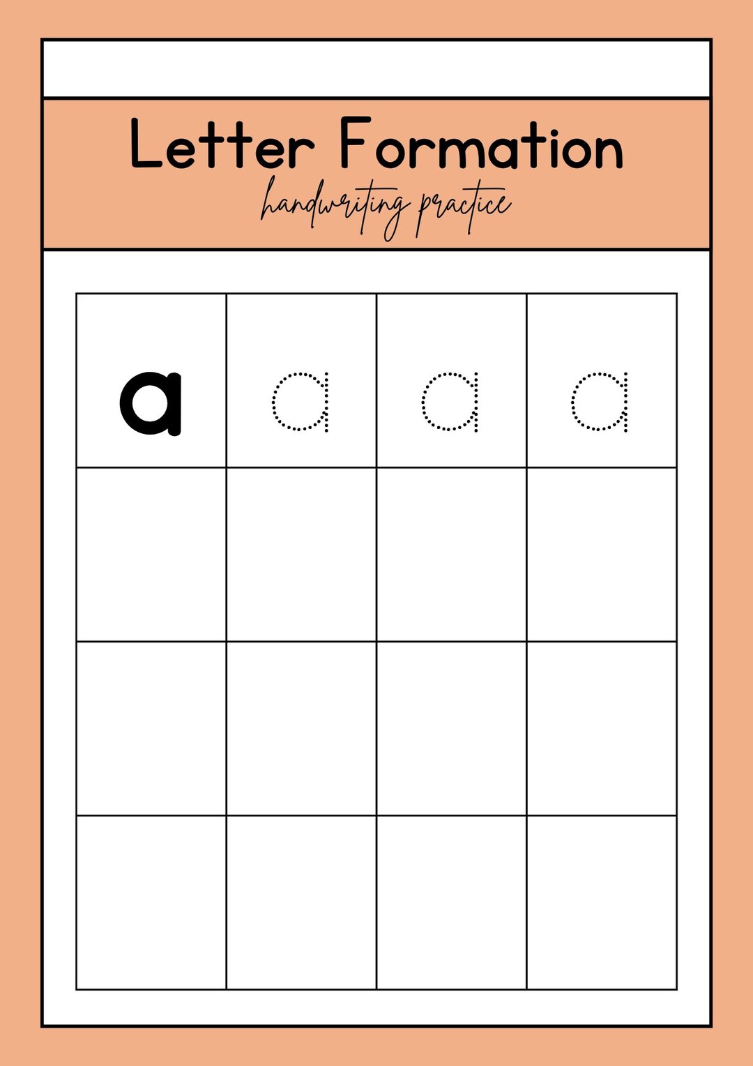Lowercase Alphabet Handwriting Worksheets | Printable Letter Tracing ...