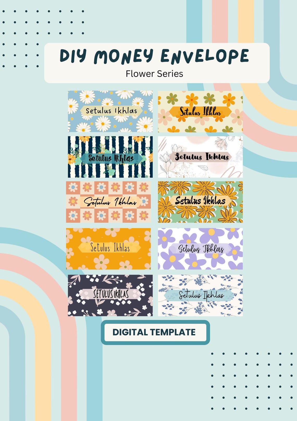 DIY Sampul Raya / Sampul Raya Printable / Eid Mubarak / Money Envelope ...