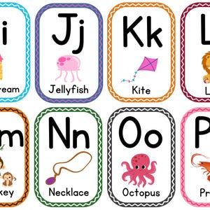 Alphabet Flashcard / Uppercase / Lowercase Flashcard / Flashcard for ...