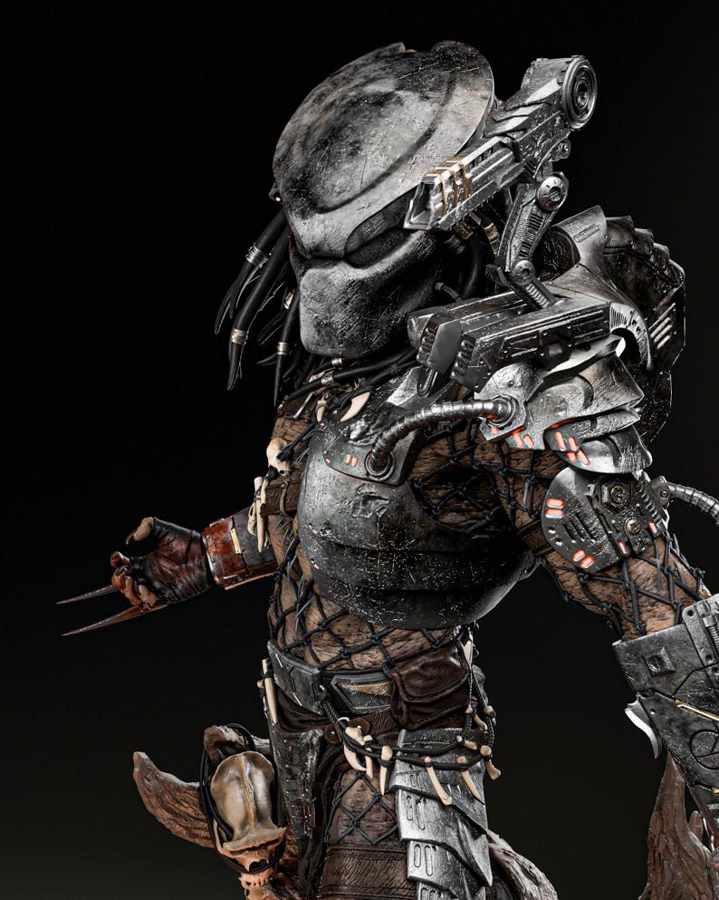 Predator| PAINTED Figure or UNPAINTED Model Kit | Handmade COLLECTIBLE ...