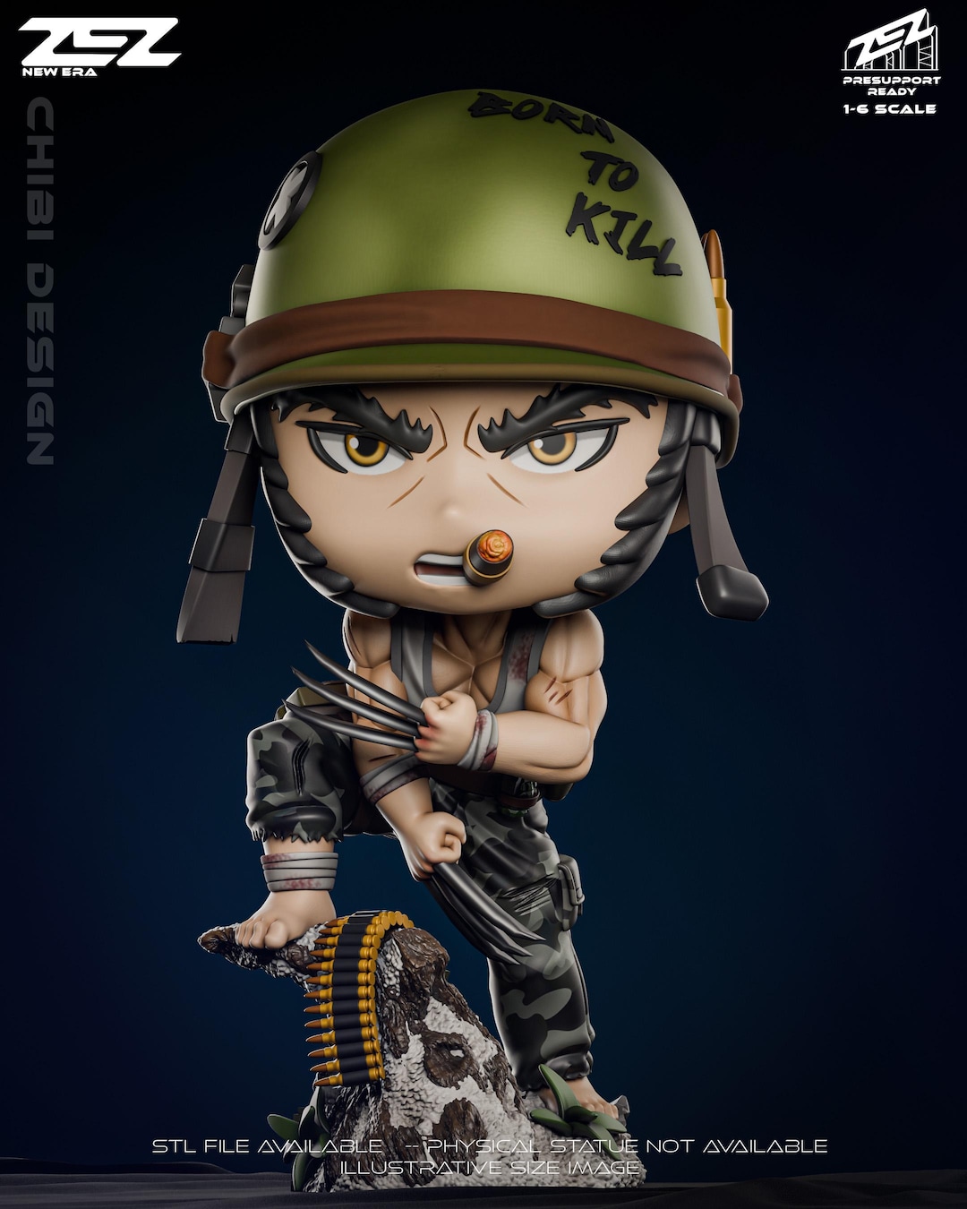 Chibi Cutthroat Alpha Scale Model Kit - Etsy