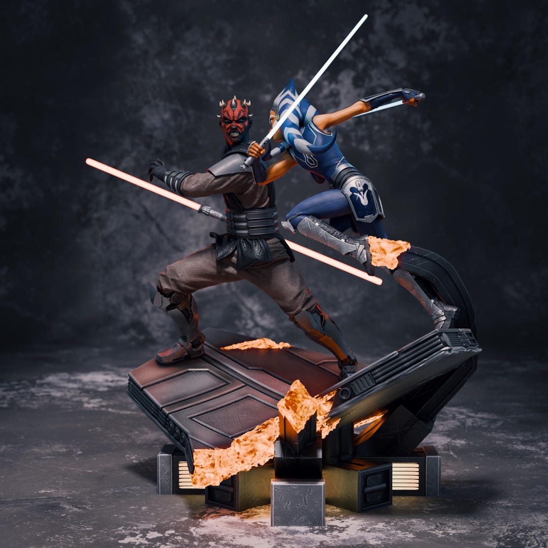 Master Vs Apprentice | Model Kit or Painted Figure | 3D Printed ...