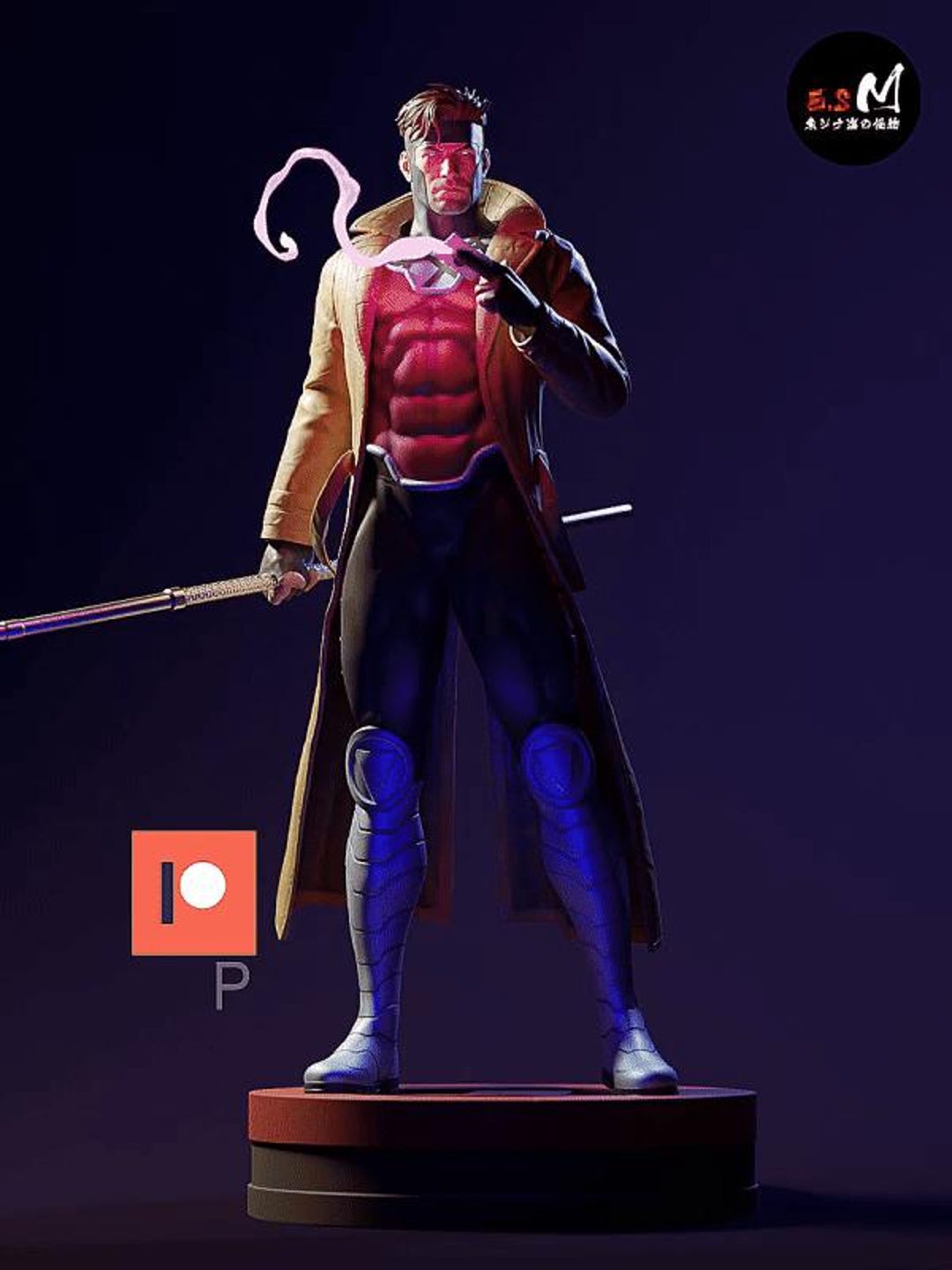 Gambit Scale Model Kit - Etsy