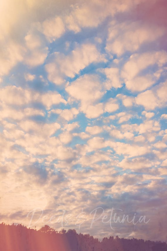 Dreamy Clouds Digital Download Art Print Cloud Print Storm | Etsy