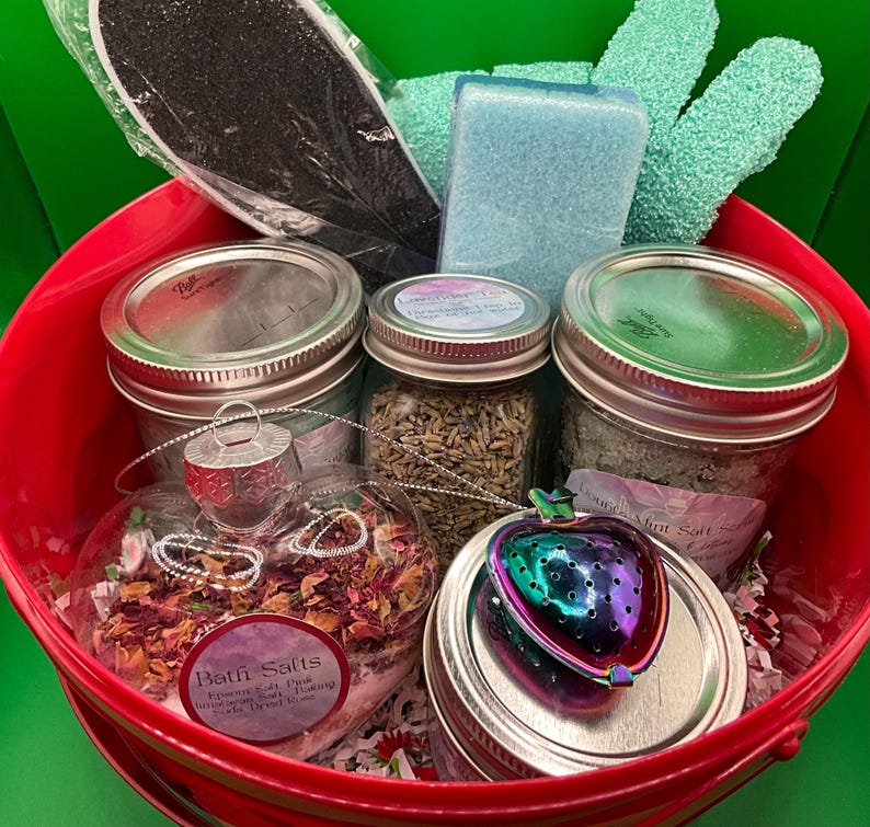 Pamper Me Body Care Gift Buckets - Etsy