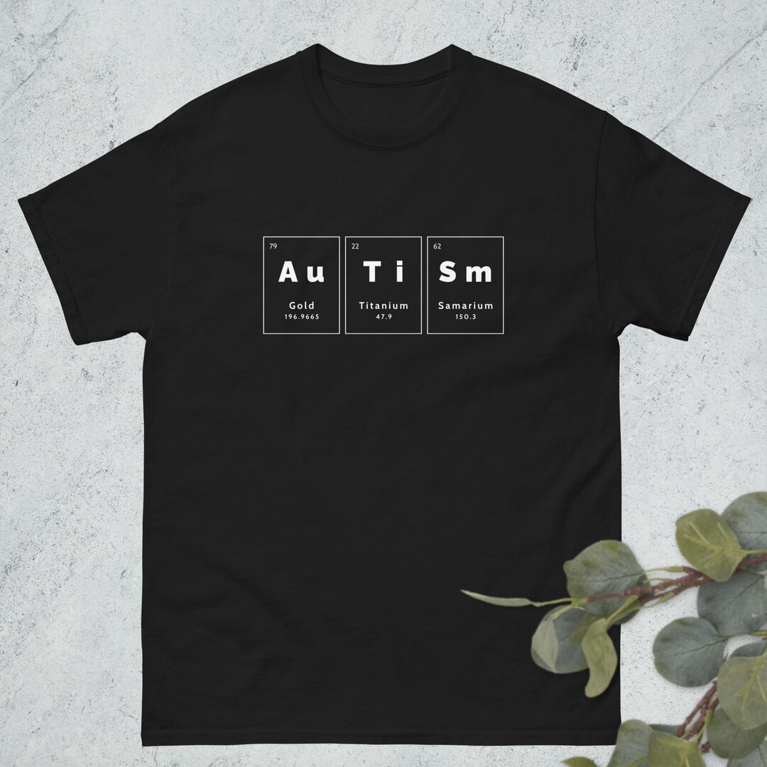Autism Science Periodic Table Nerdy Gift for Autistic People, Funny ...