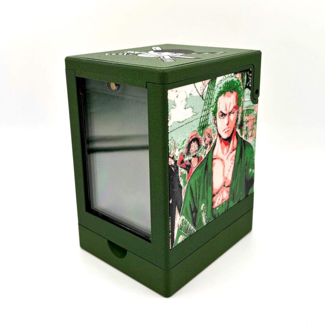 Roronoa Zoro Deck Box | One Piece TCG | Magnetic Leader Display ...