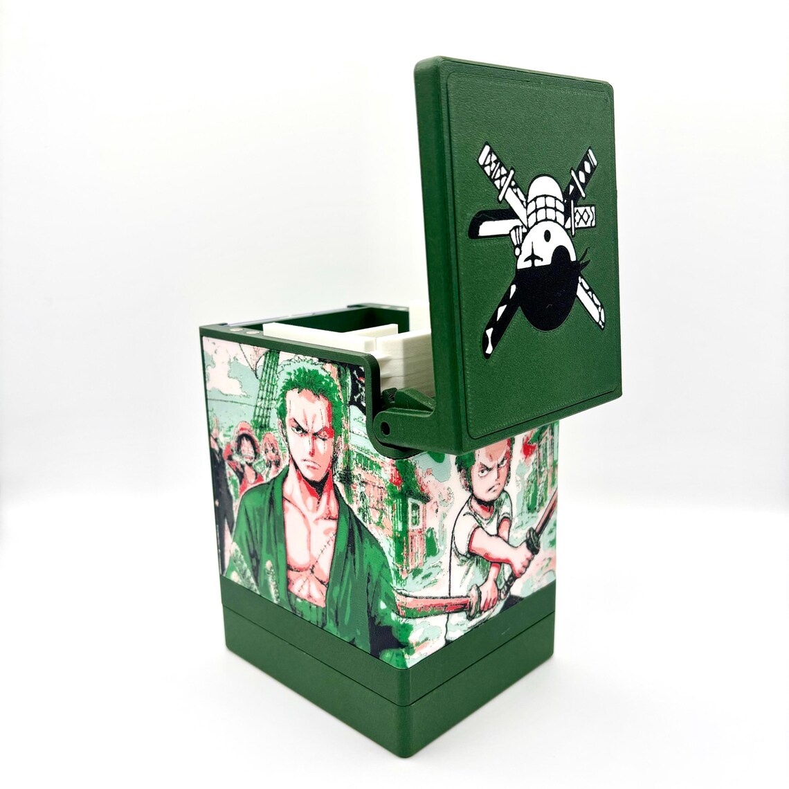 Roronoa Zoro Deck Box | One Piece TCG | Magnetic Leader Display ...