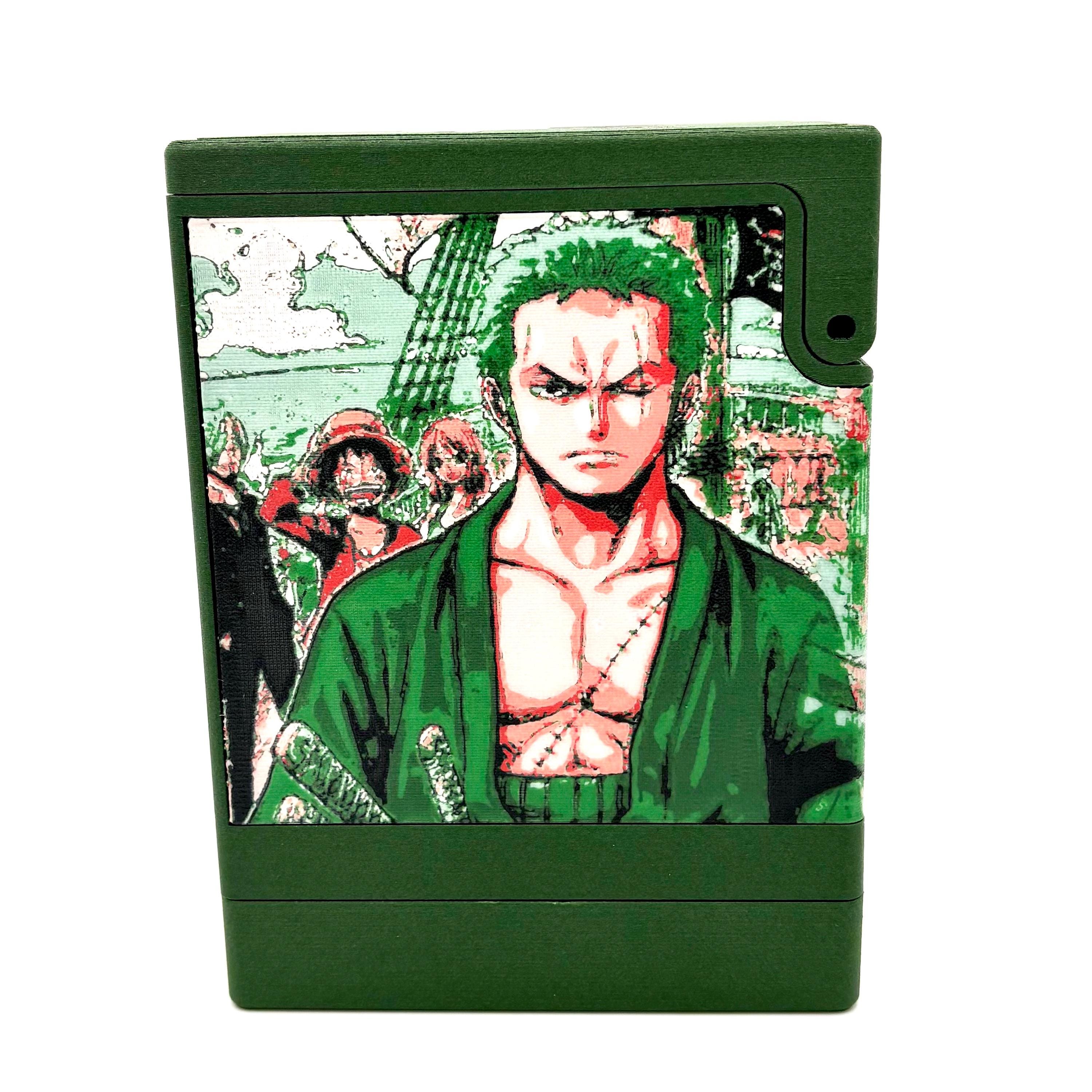 Roronoa Zoro Deck Box | One Piece TCG | Magnetic Leader Display ...
