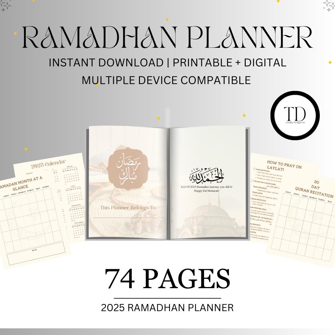 Ramadan Planner Bundle Printable,ramadan Planner 2025,ramadan Planner ...