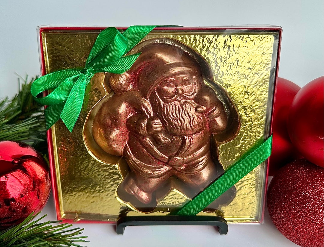 Festive Milk Chocolate Santa Claus Gift Box for Christmas Gifts ...