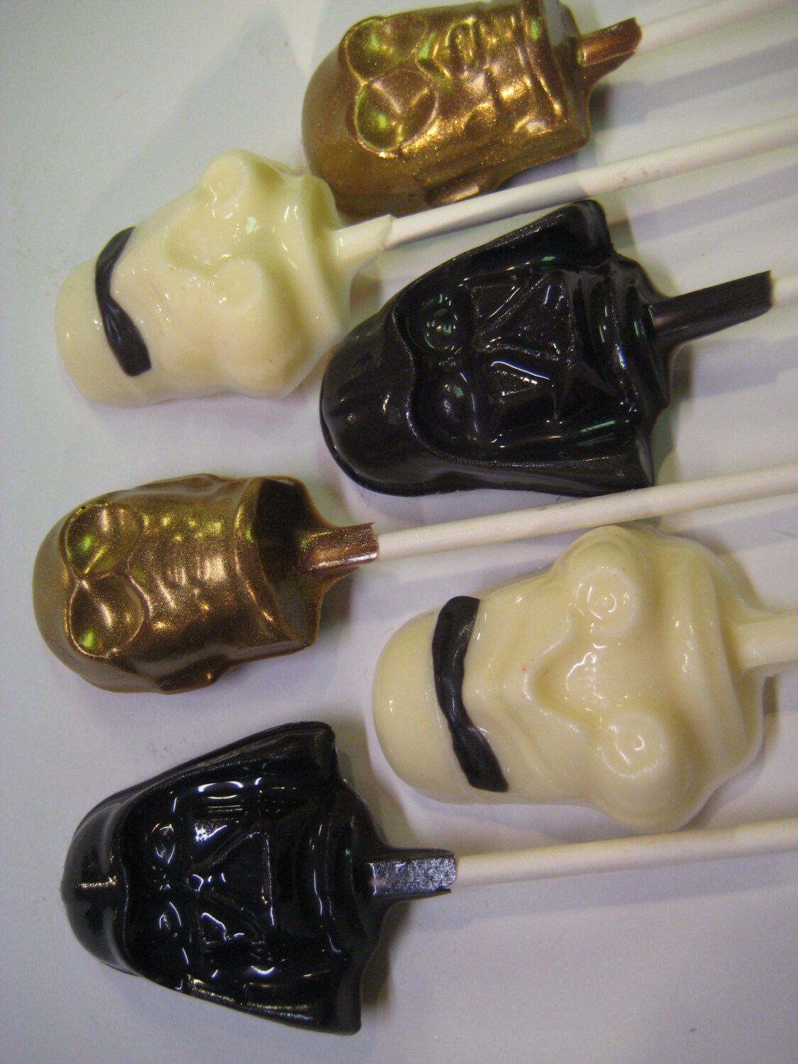 24-star War Chocolate Head Lollipop Favors for Birthday - Etsy