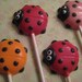 12-chocolate Ladybug Lollipop Favors - Etsy
