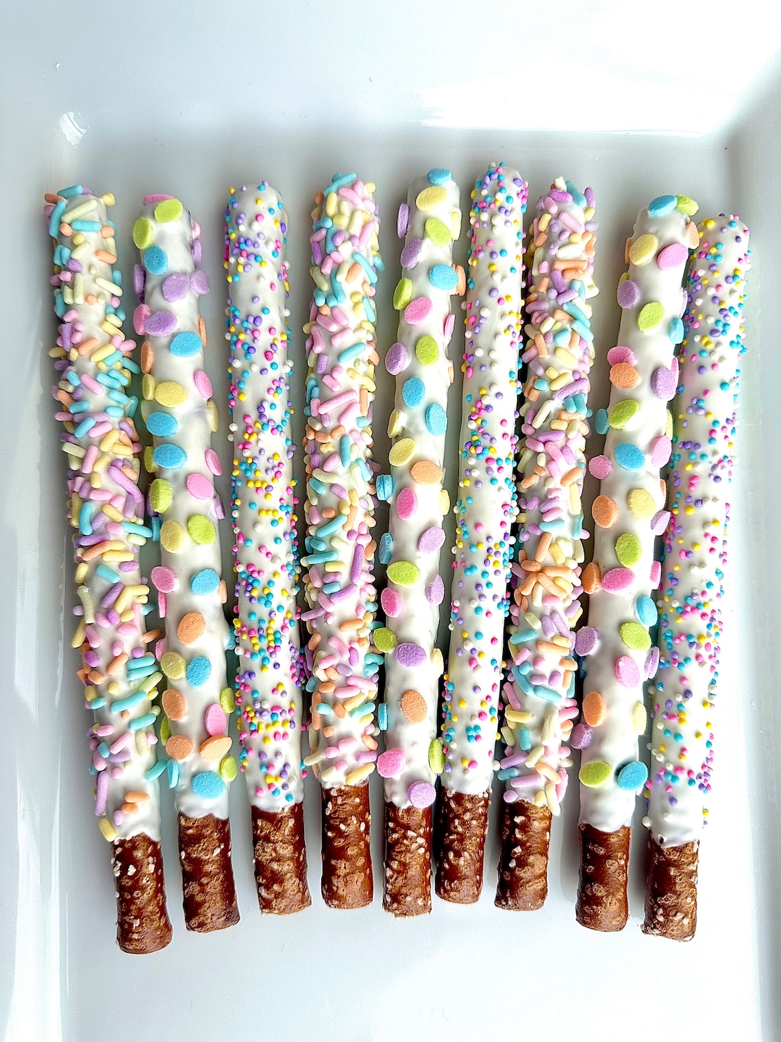12-easter Chocolate Covered Pretzels/for Easter Gift/easter Basket ...
