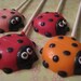12-chocolate Ladybug Lollipop Favors - Etsy