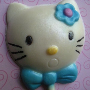 24-say Hello to My Sparkling Kitty Kat White Chocolate Lollipop Favors ...