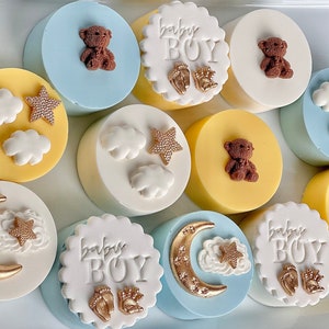 12-baby Boy Chocolate Covered Oreos for Baby Shower/party Favors ...