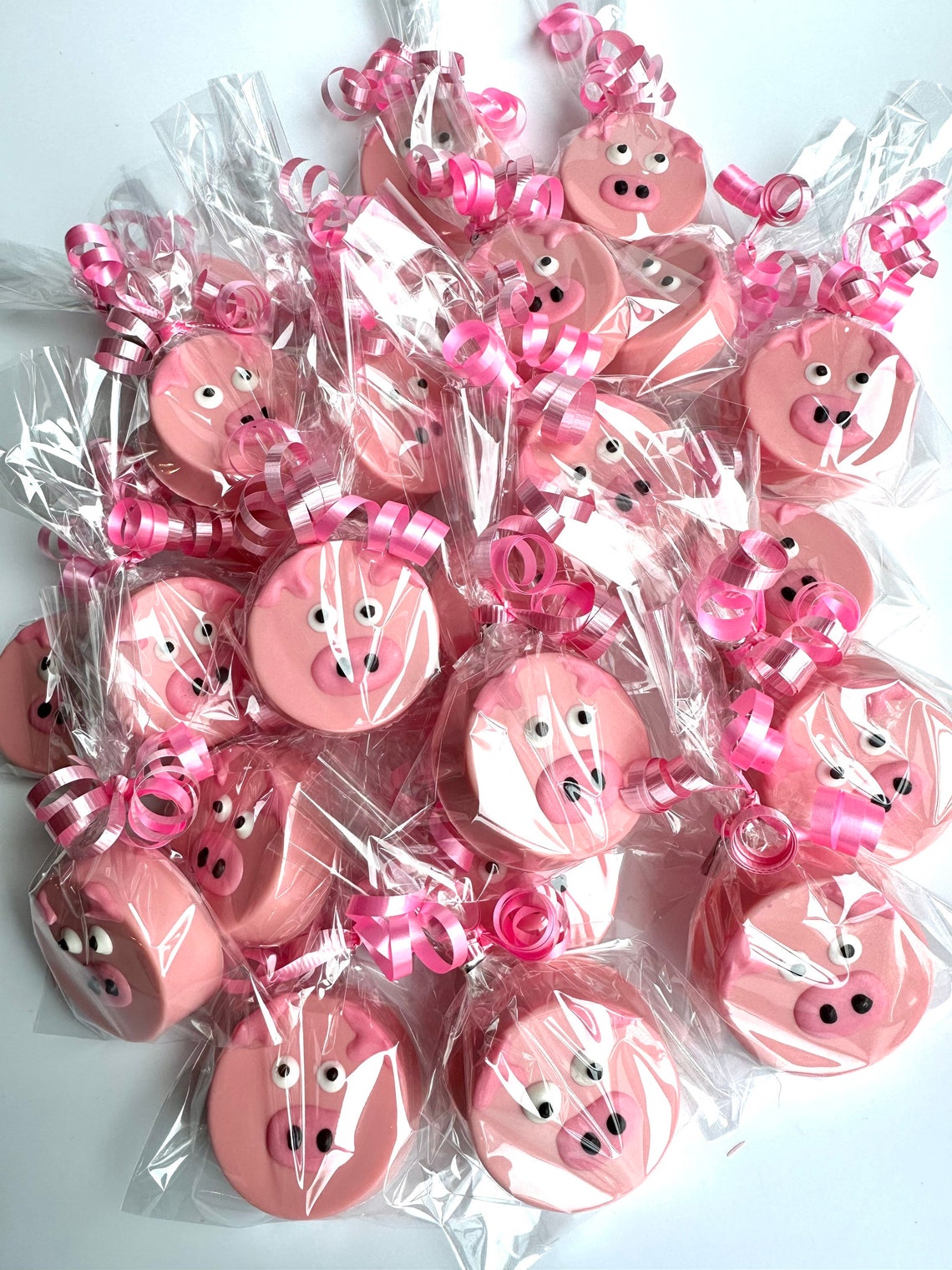 24-pink Pig Chocolate Covered Oreo Favors - Etsy
