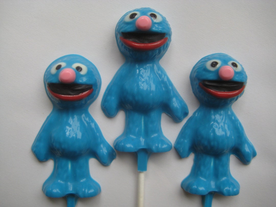 12-grover Chocolate Lollipops for Children’s Party/birthday Party/party ...