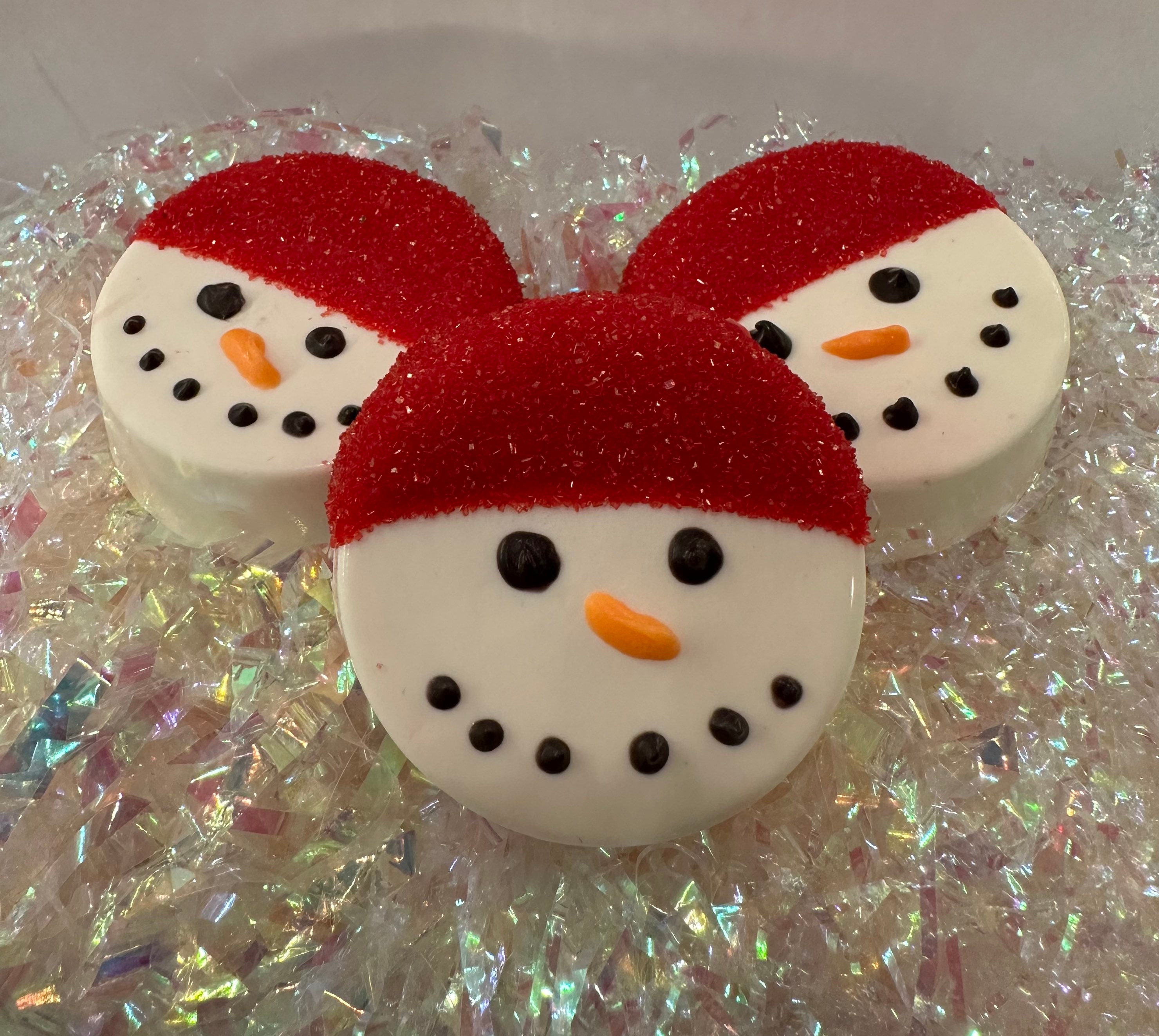 12-snowman Chocolate Covered Oreos - Etsy