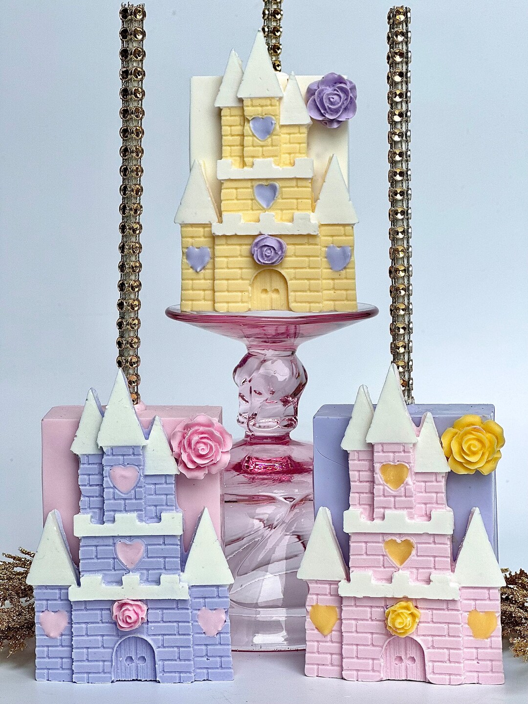 12-castle Rice Krispie Treats for Princess Party/rainbow Party/unicorn ...