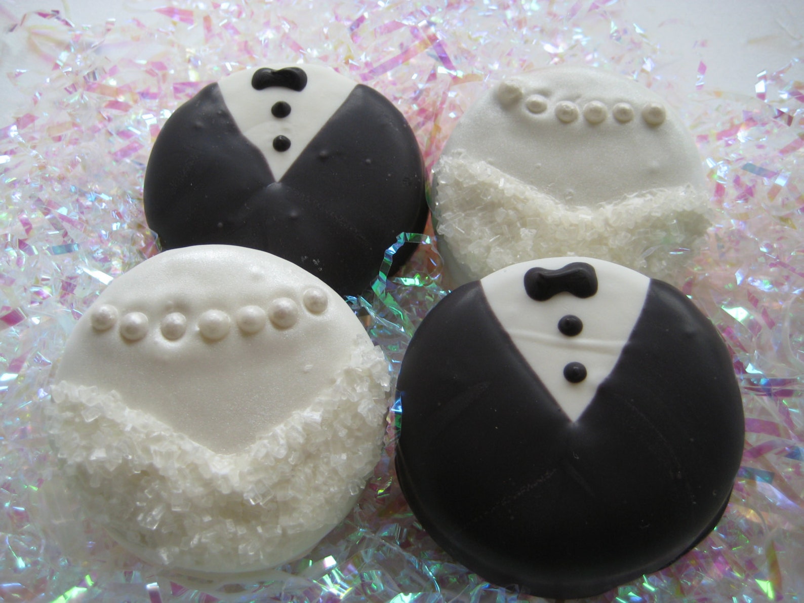 24-bride and Groom Chocolate Covered Oreos 12 Sets - Etsy