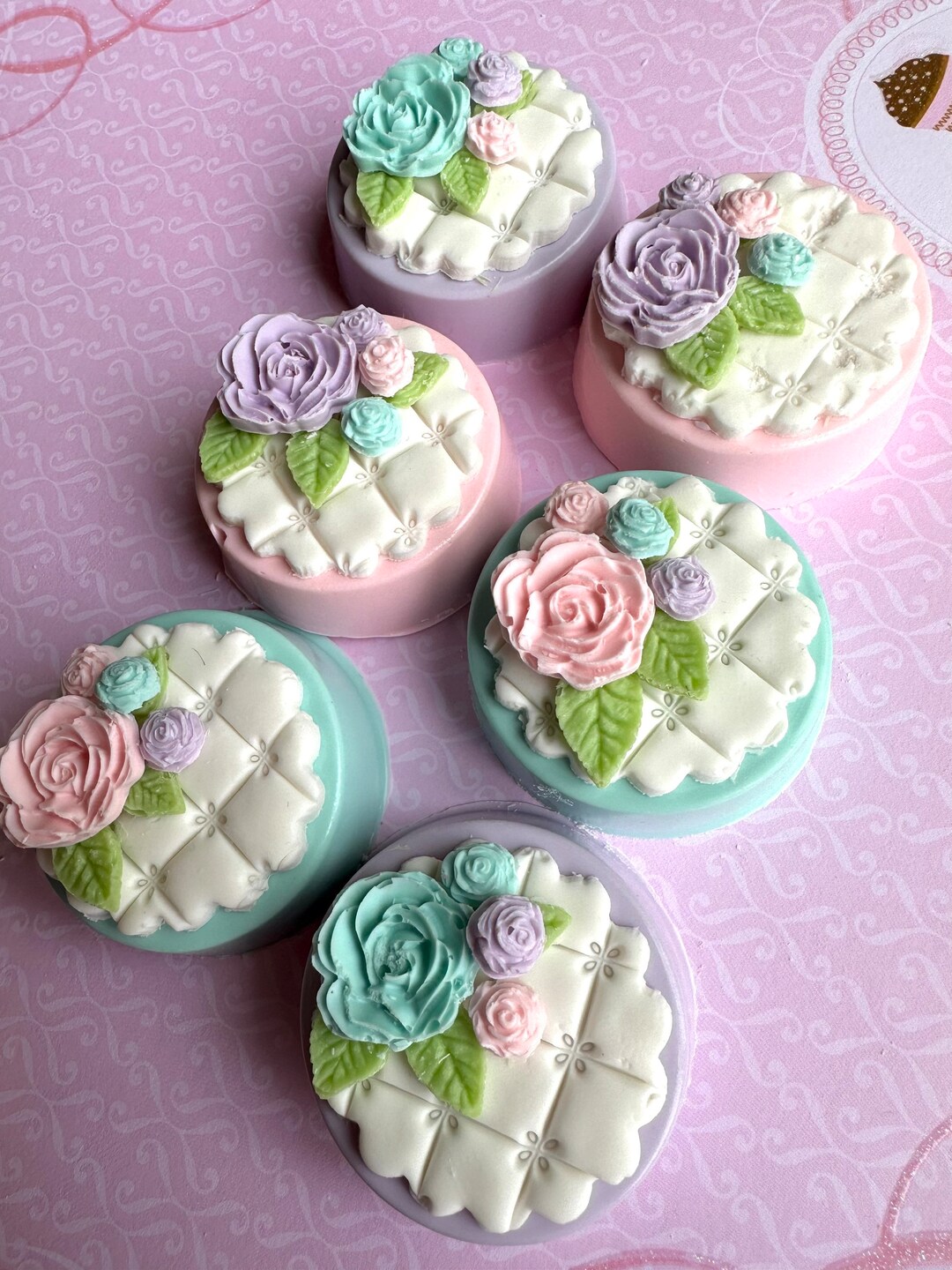 12-flower Decorated Pastel Chocolate Covered Oreos for Wedding/baby ...