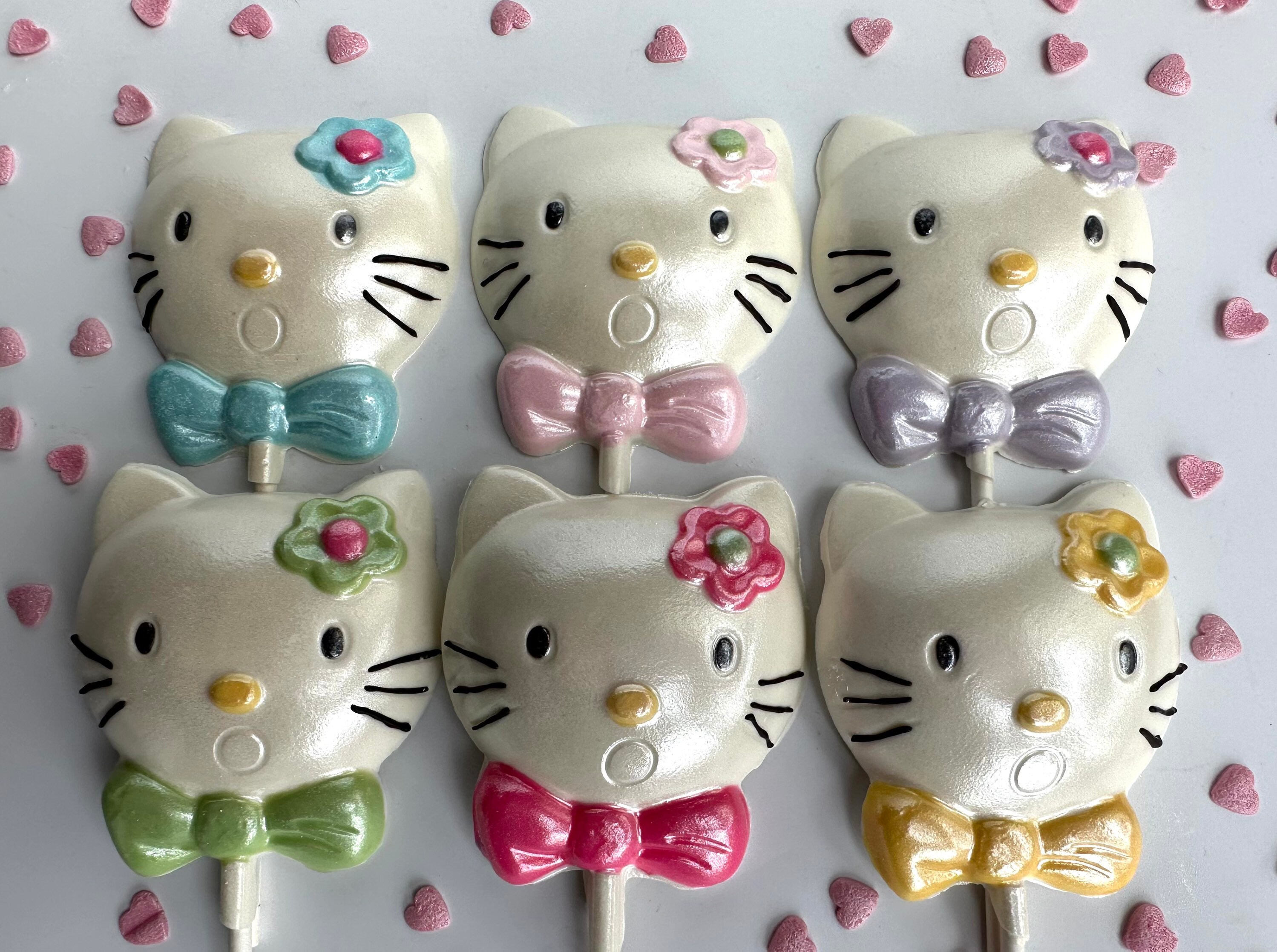 24-say Hello to My Sparkling Kitty Kat White Chocolate - Etsy