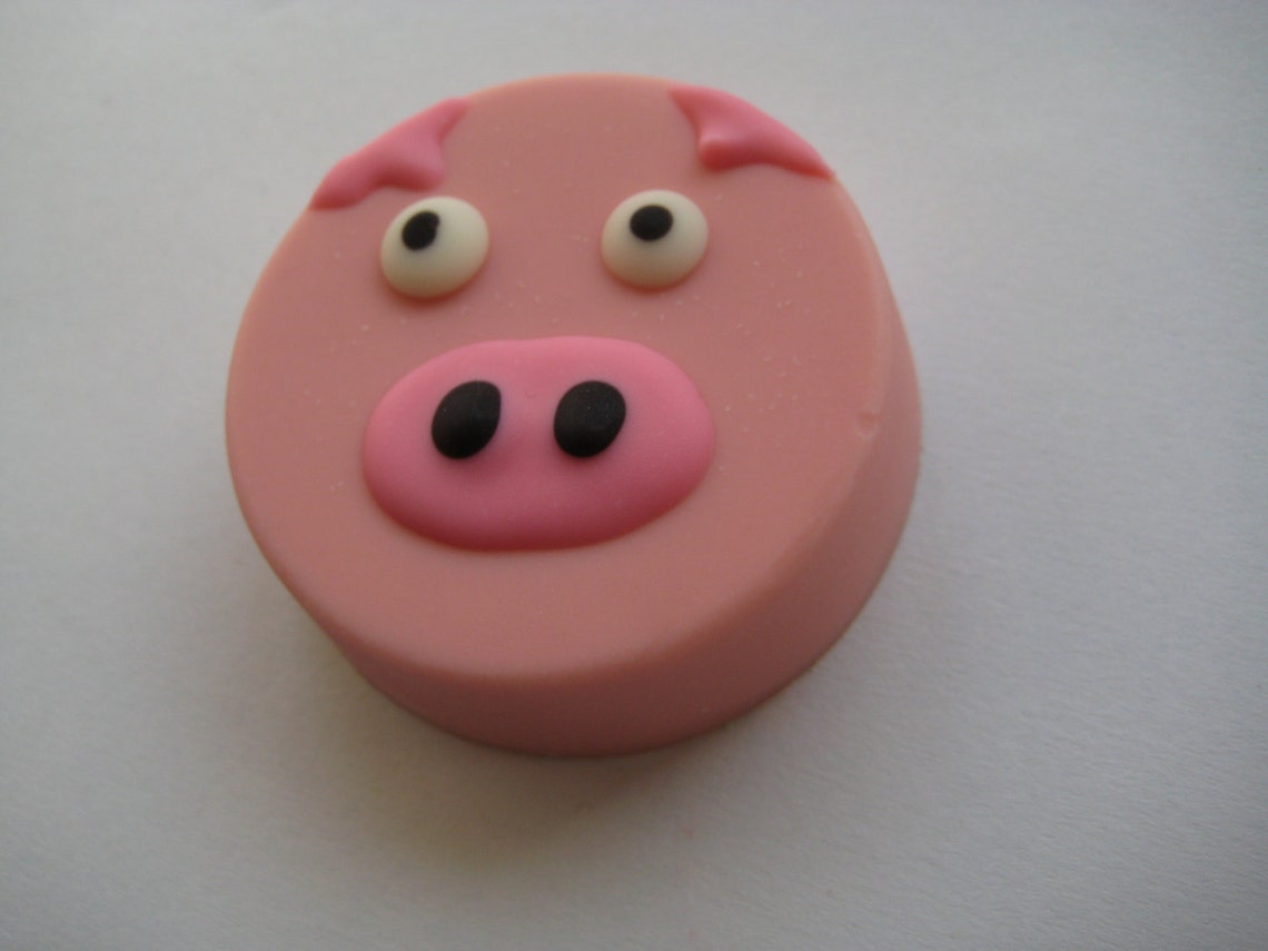 24-pink Pig Chocolate Covered Oreo Favors - Etsy