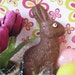 Solid Chocolate Easter Bunny - Etsy