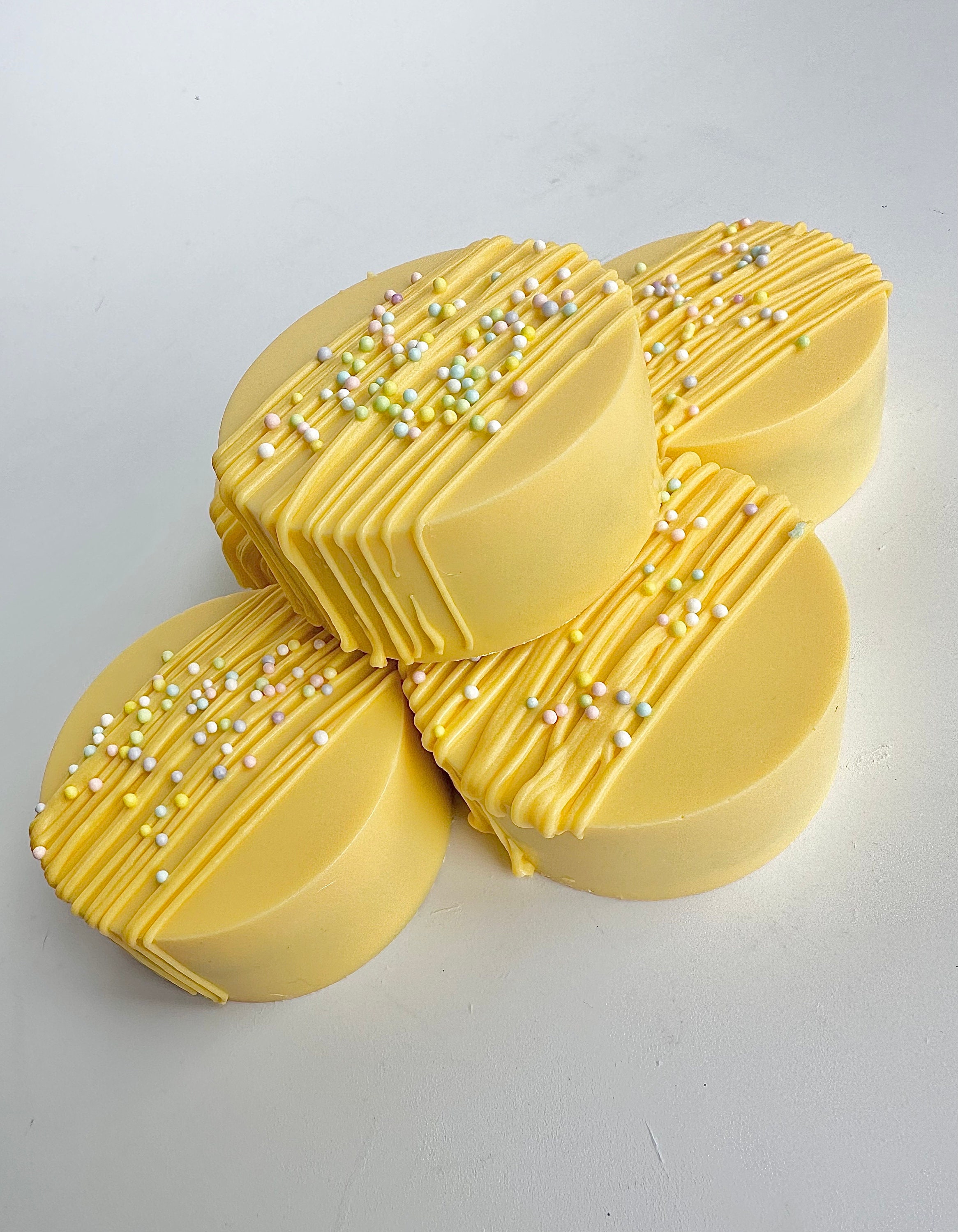 12-yellow Colored Chocolate Covered Oreos for Wedding/wedding Shower ...