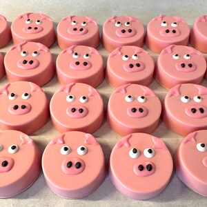 24-pink Pig Chocolate Covered Oreo Favors - Etsy