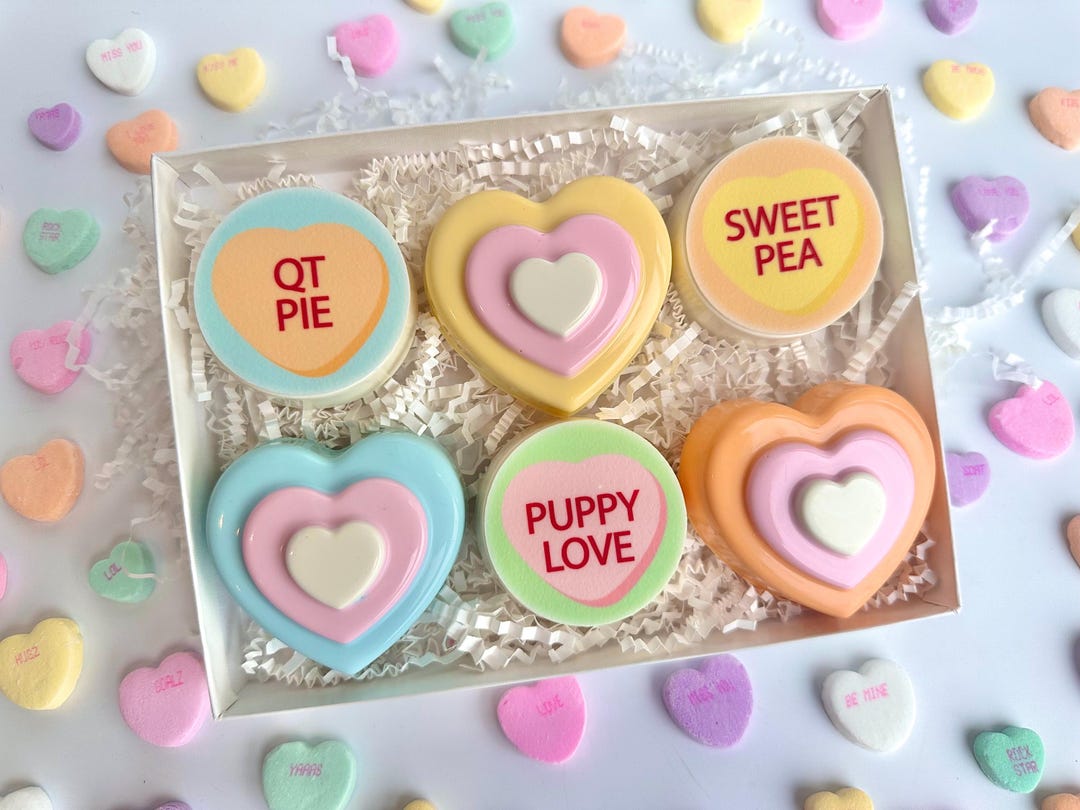 Conversation & Heart Chocolate Covered Oreo Gift Box/for Valentine’s ...