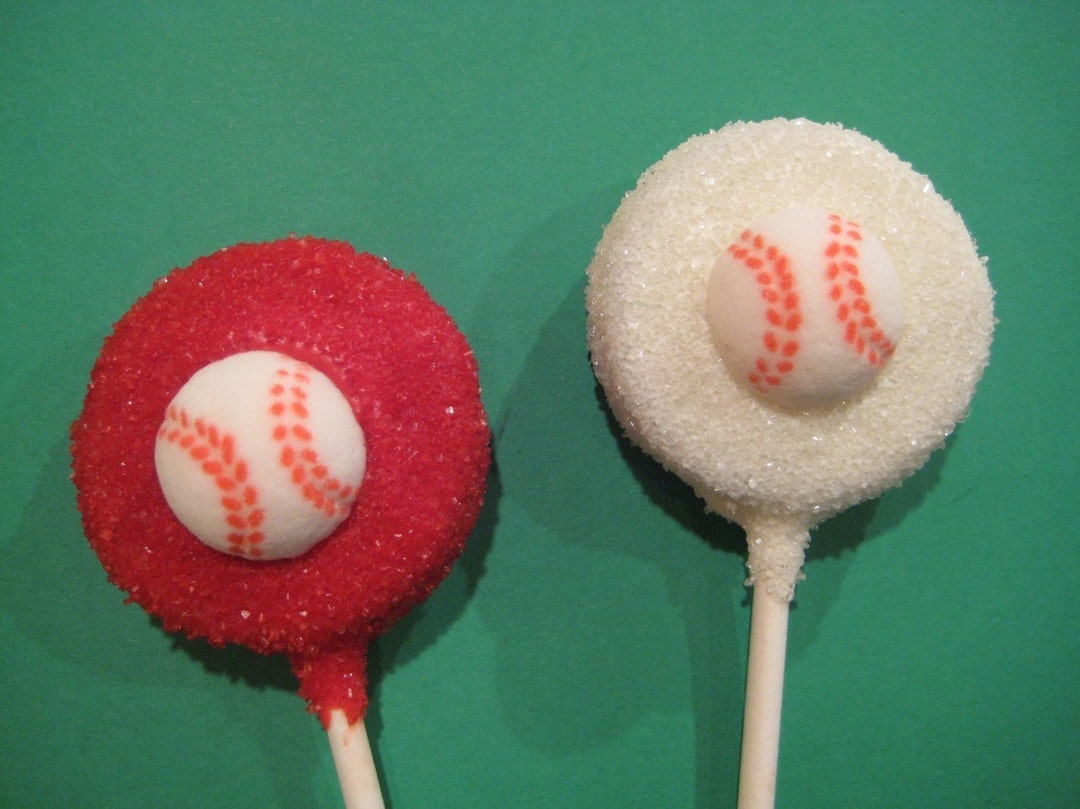 12-baseball Chocolate Covered Oreo Pop Favors - Etsy