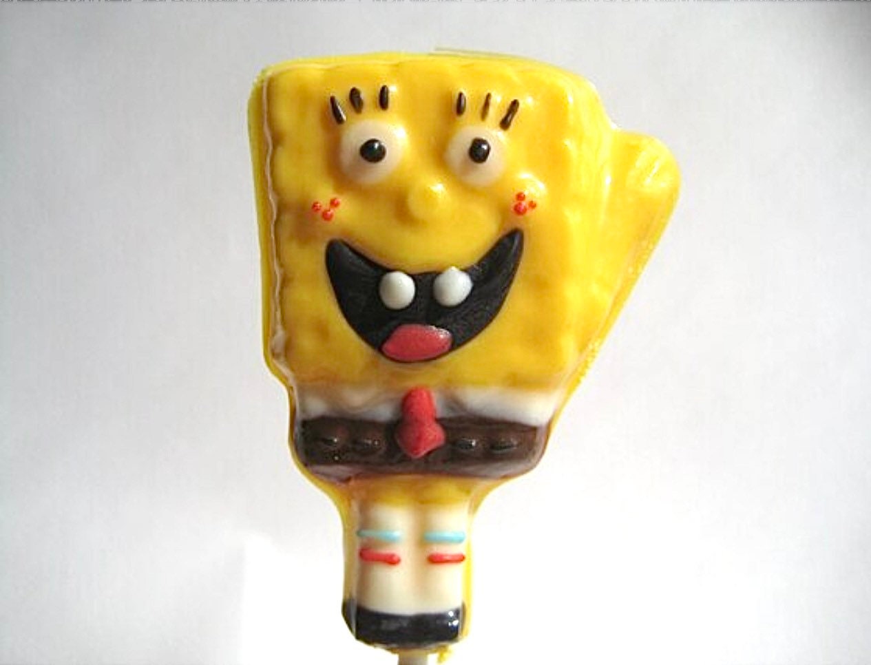 12-chocolate Spongebob Squarepants Lollipop Favors for Birthday Party ...