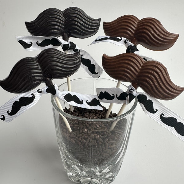 Chocolate Mustache - Etsy