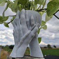 Conduit Plant Pot Unique, 3D Printed Planter, Planter With Drainage ...