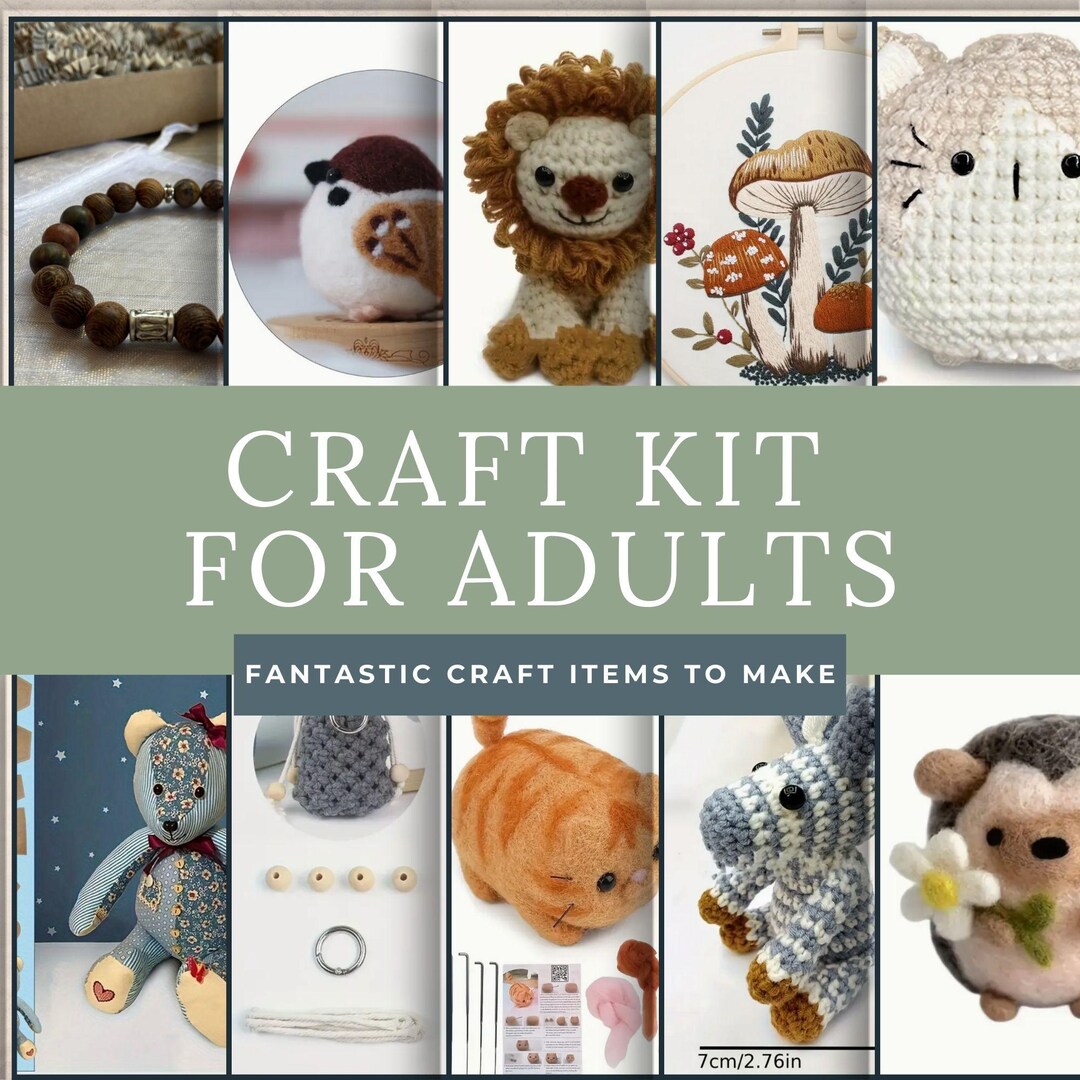 Crafts Gift Box Craft Kit for Adult Art Lover Gift Stocking Filler Arty ...