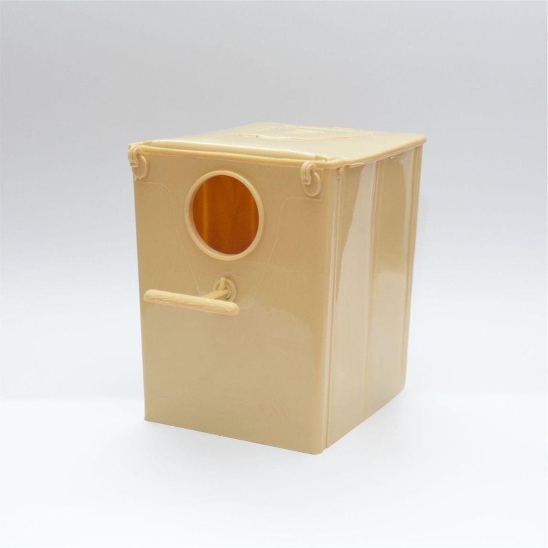 2 Plastic Nest Box – Cozy Breeding House for Finches, Budgies & Small ...