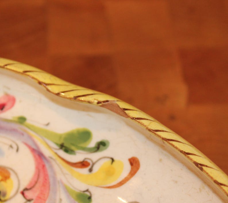 Handpainted Italian Serving Bowl - Etsy