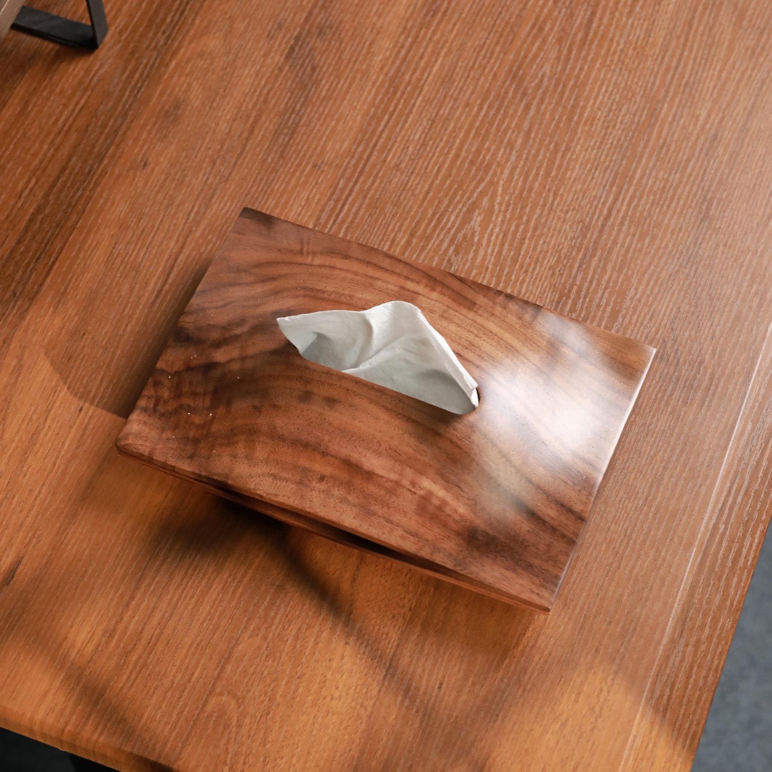 Handmade Black Walnut Tissue Box Cover: Elegant Home Decor - Etsy