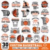 Basketball SVG, Basketball Team Svg, Basketball Vector, Cutting File ...