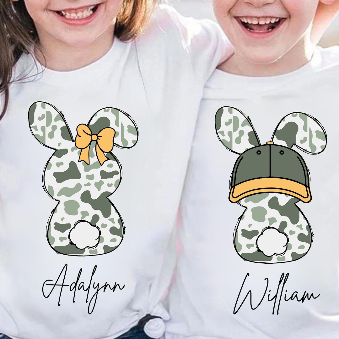 Egg Hunter Bunny Svg, Camo Easter Bunny Sublimation File, Boy Bunny ...