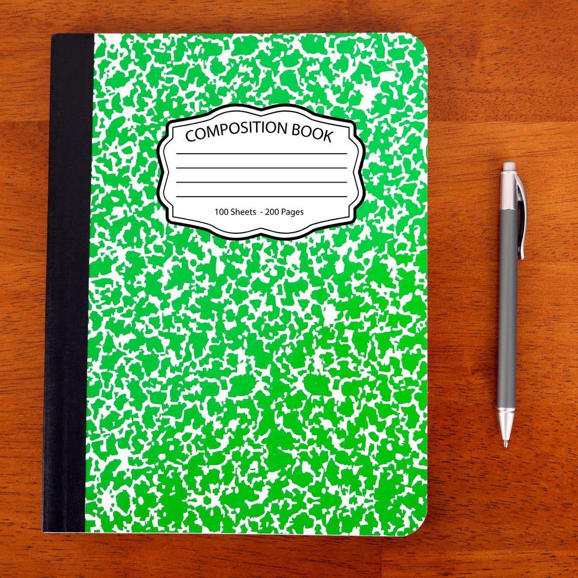 20 Composition Book Label Svg Bundle, Composition Notebook Labels ...