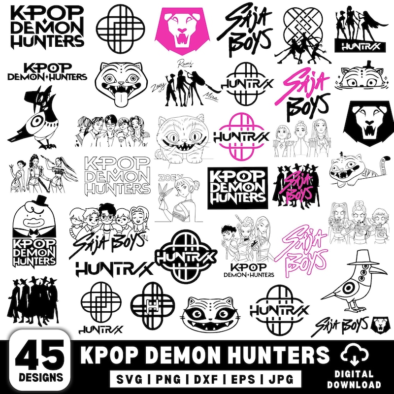 Kpop Demon Hunters Papercraft - Etsy