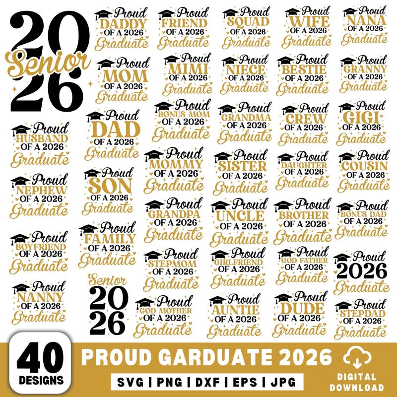 Proud Parent 2026 Grad - Etsy
